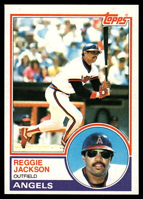 1983 Topps Reggie Jackson #500 California Angels Baseball Card | eBay