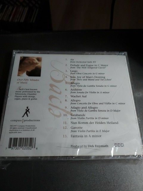 Lifescapes Bach Timeless Melodic Inspired 1997 Compass Productions CD ...