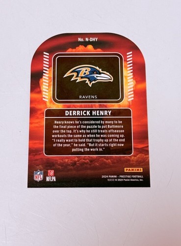 Derrick Henry Nuclear Die-Cut Case Hit Insert Card SP 2024 Panini ...