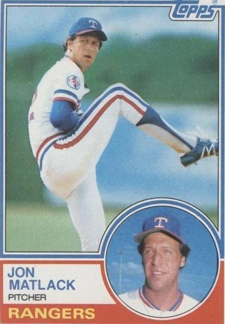1983 Topps - Jon Matlack #749 for sale online | eBay