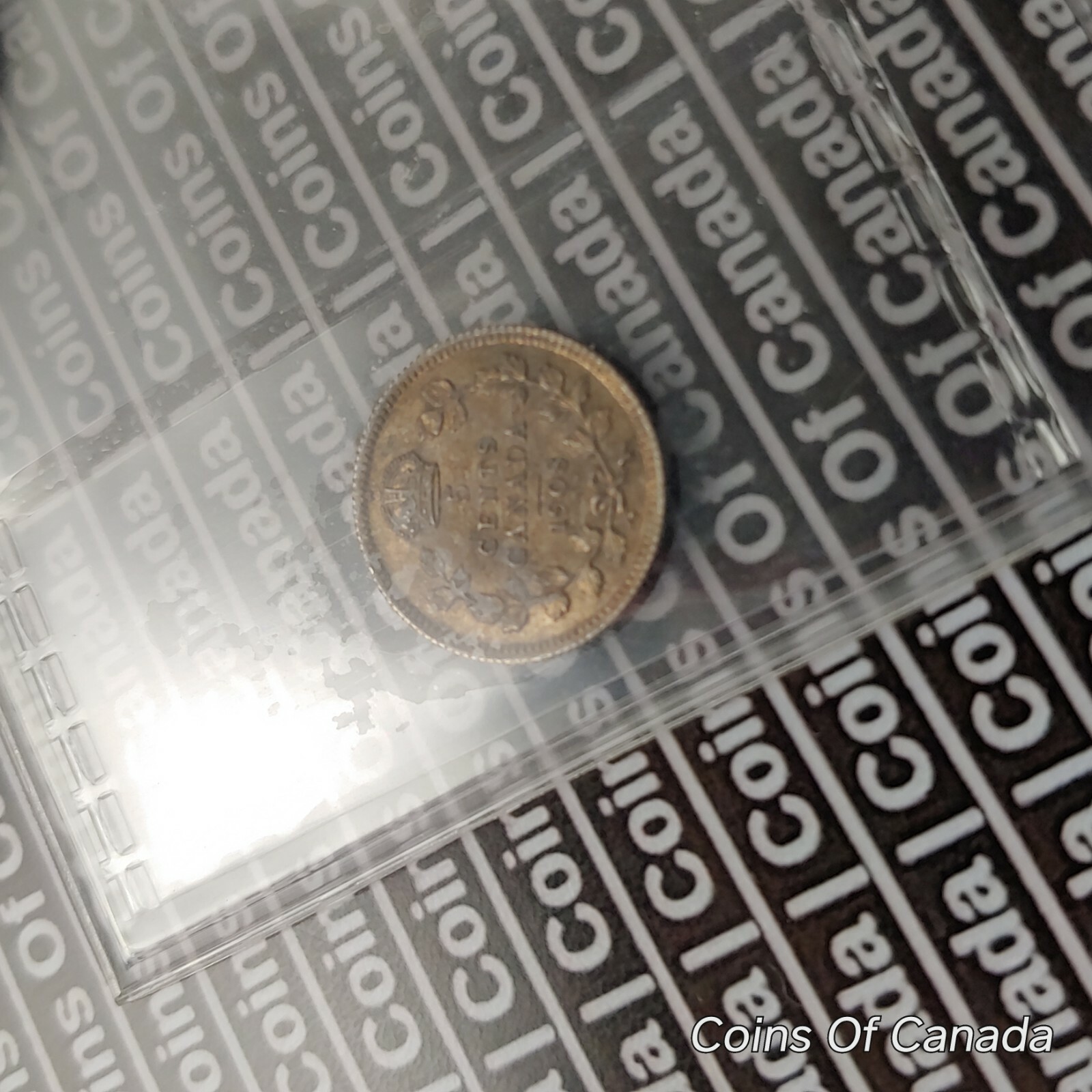 1908 Canada 5 Cents Silver Coin - ICCS AU-50 Large 8 #coinsofcanada | eBay