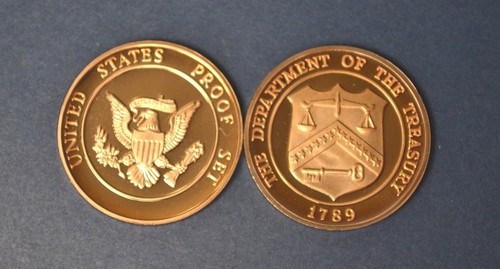 1982 US Proof Set Brass DCAM Token - 1789 Department of Treasury | eBay