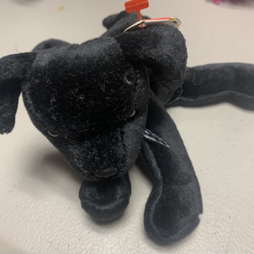 TY Beanie Baby - LUKE the Black Lab (5 inch) - MWMTs Stuffed Animal Toy ...