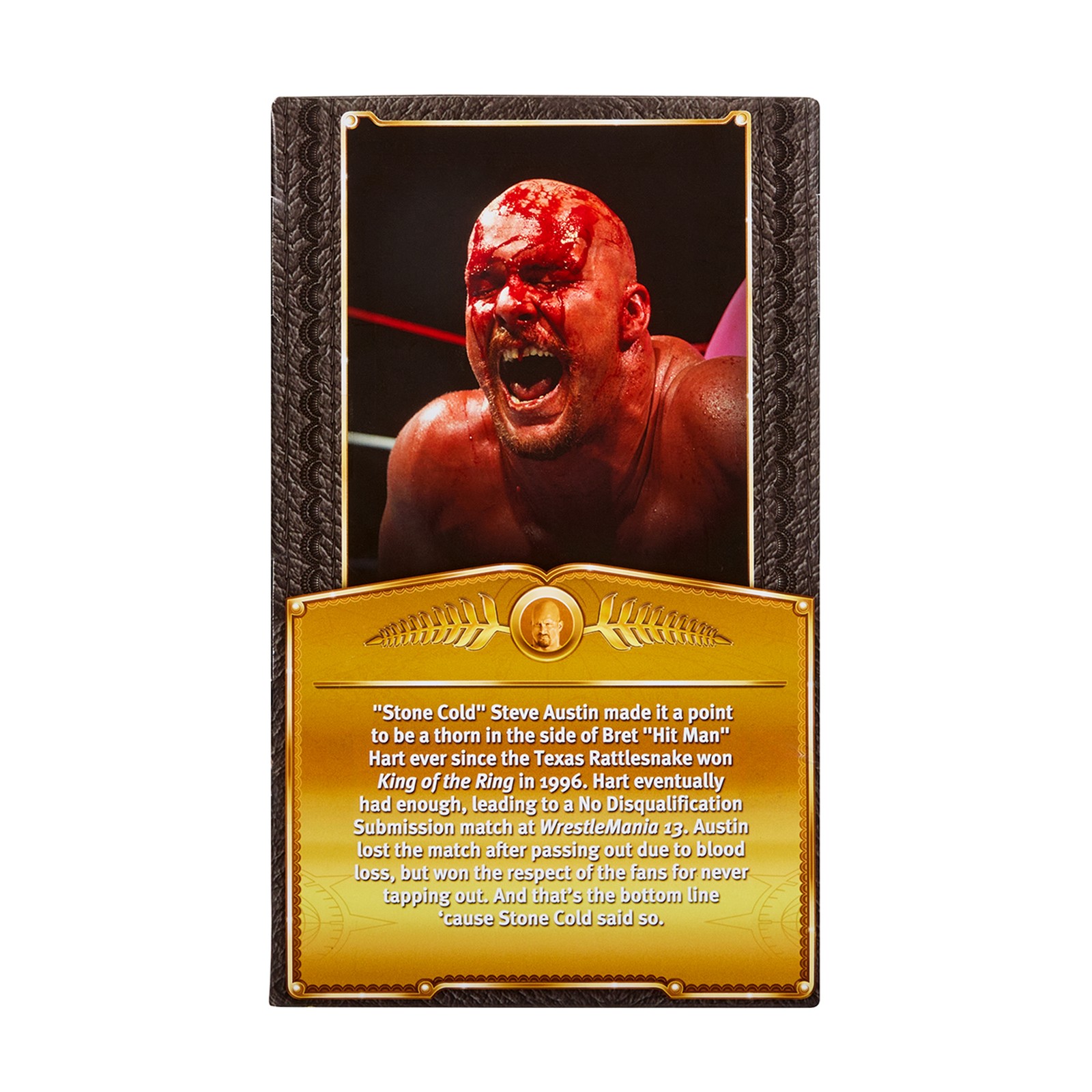 Bloody Stone Cold Steve Austin (WM13) - WWE Defining Moments Wrestling ...