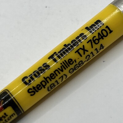 VTG Ballpoint Pen Cross Timbers Inn Stephenville TX Best Western | eBay