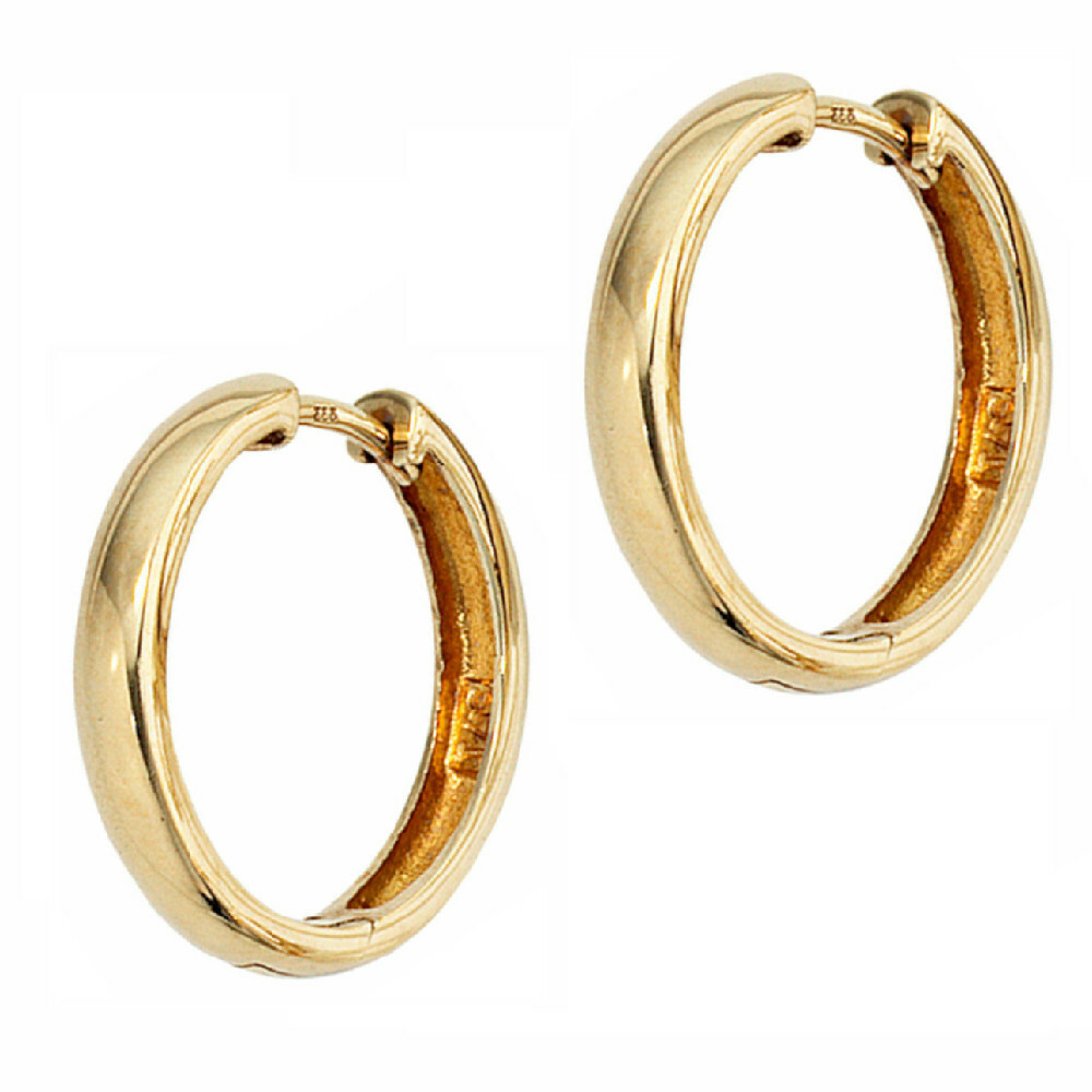 Eleganz Verwerfen Erwachsensein creolen 333 gold groß Kapsel Honig ...