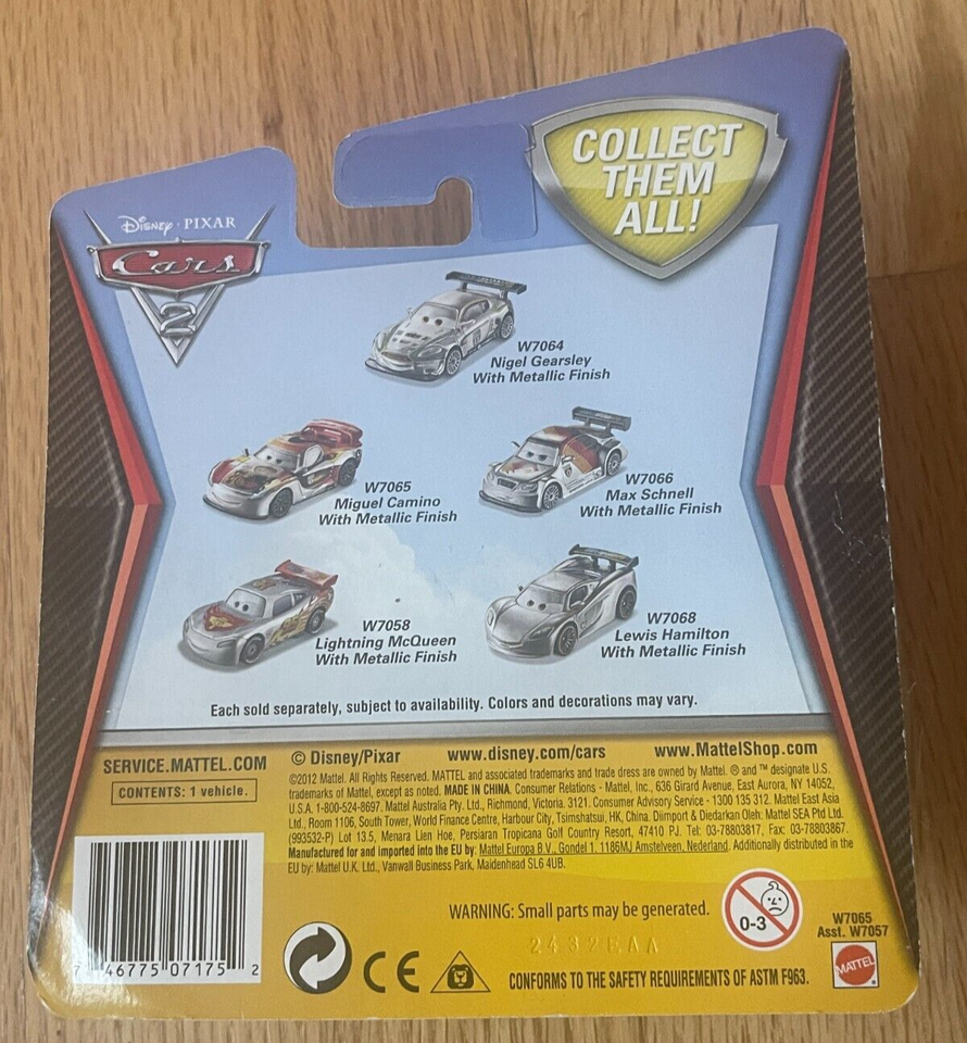Disney Pixar Cars 2 Silver Metallic Miguel Camino - New In Box | eBay