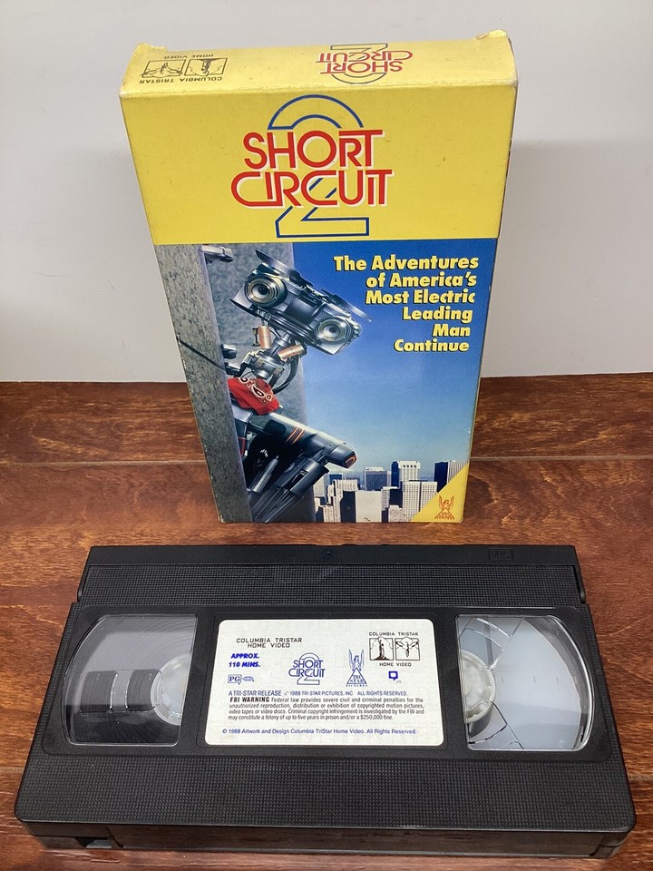 Short Circuit 2 (VHS, 1988) Fisher Stevens, Michael McKean 43396670082 ...