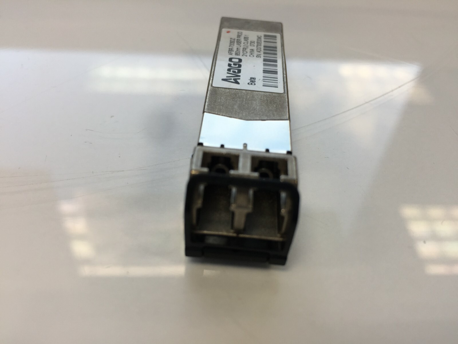 Lot of 2 Avago AFBR-700SDZ 850nm 21CFR(J) Laser Prod Class 1 Beta ...