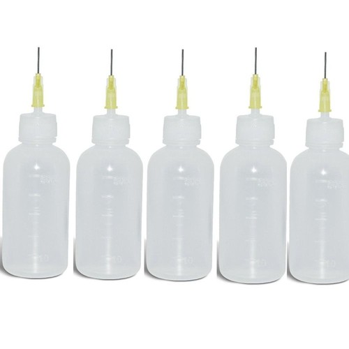 5pcs 50ml Liquid Flux Dispenser Clear Oil Solvent Applicator Dropper ...