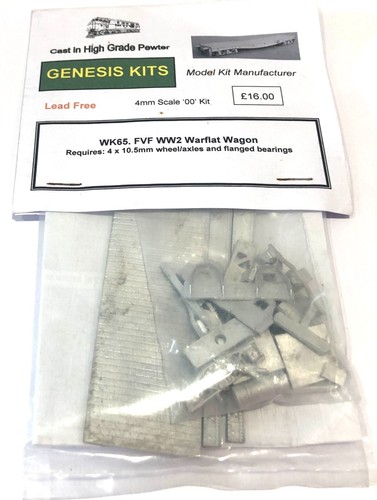 4mm/OO gauge GENESIS KITS 'WARFLAT' WAGON KIT 001 | eBay UK