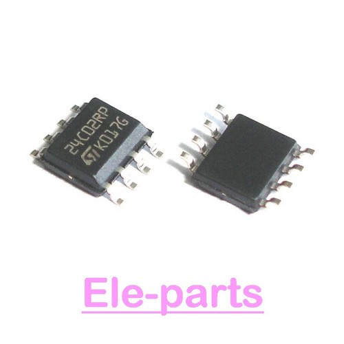 10 PCS M24C02-RMN6TP SOP-8 24C02RP SMD-8 1Kbit Serial I2C Bus EEPROM IC ...