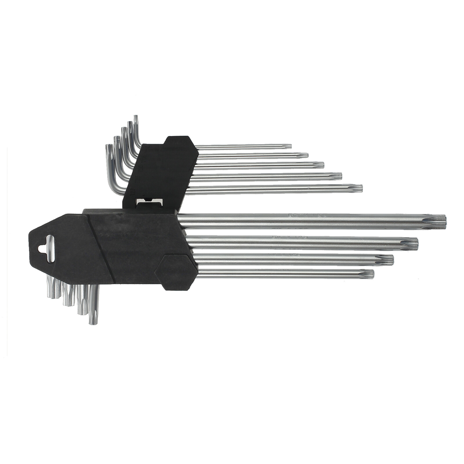 9X CRV Metric Star Torx Allen Key Torque Driver Set T10-T50 96mm-225mm ...