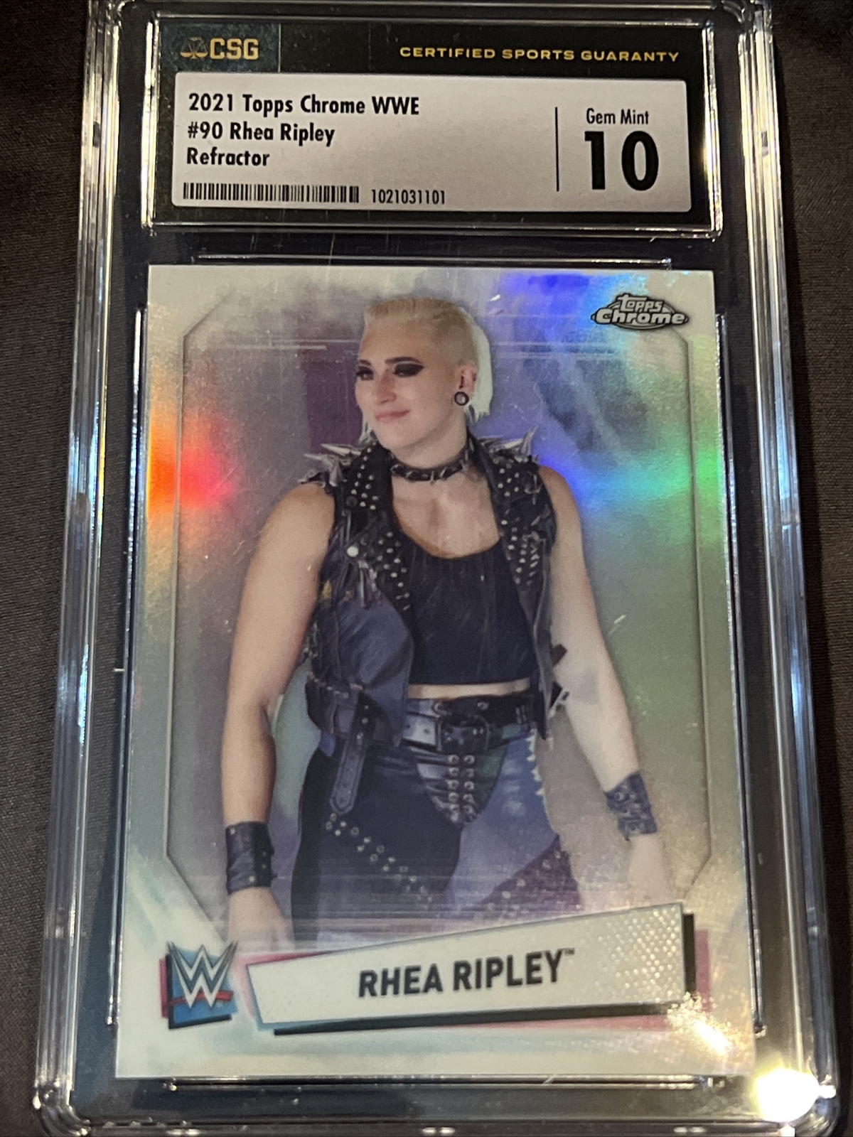 2021 Topps Chrome WWE - Refractor #90 Rhea Ripley for sale online | eBay