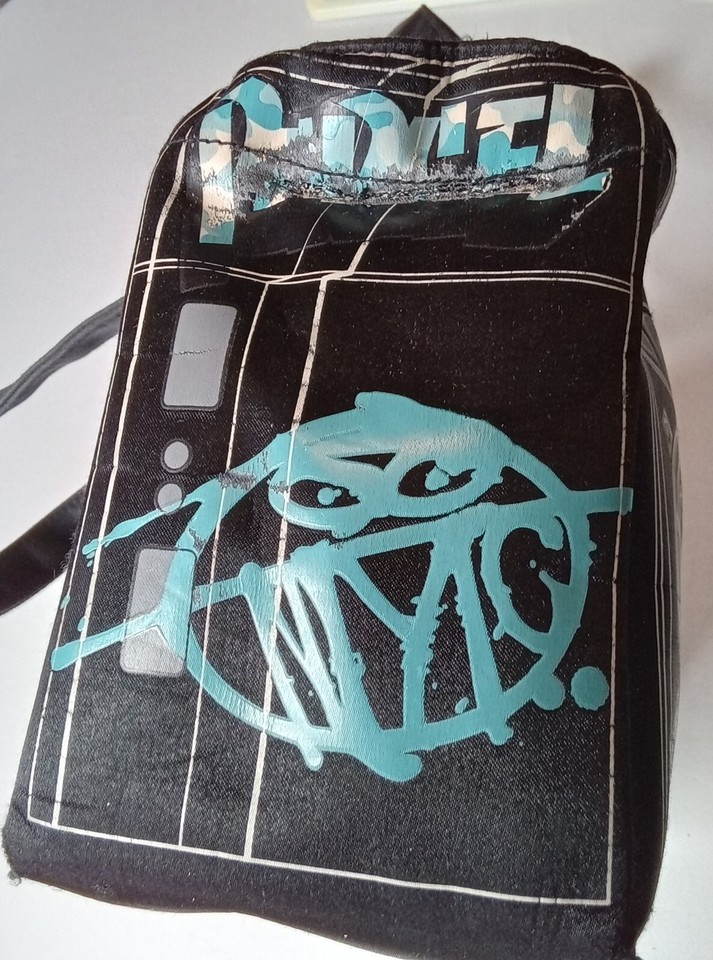 Parcel Boombox Cassette Tape Graffiti Hip Hop Tote Purse Black | eBay
