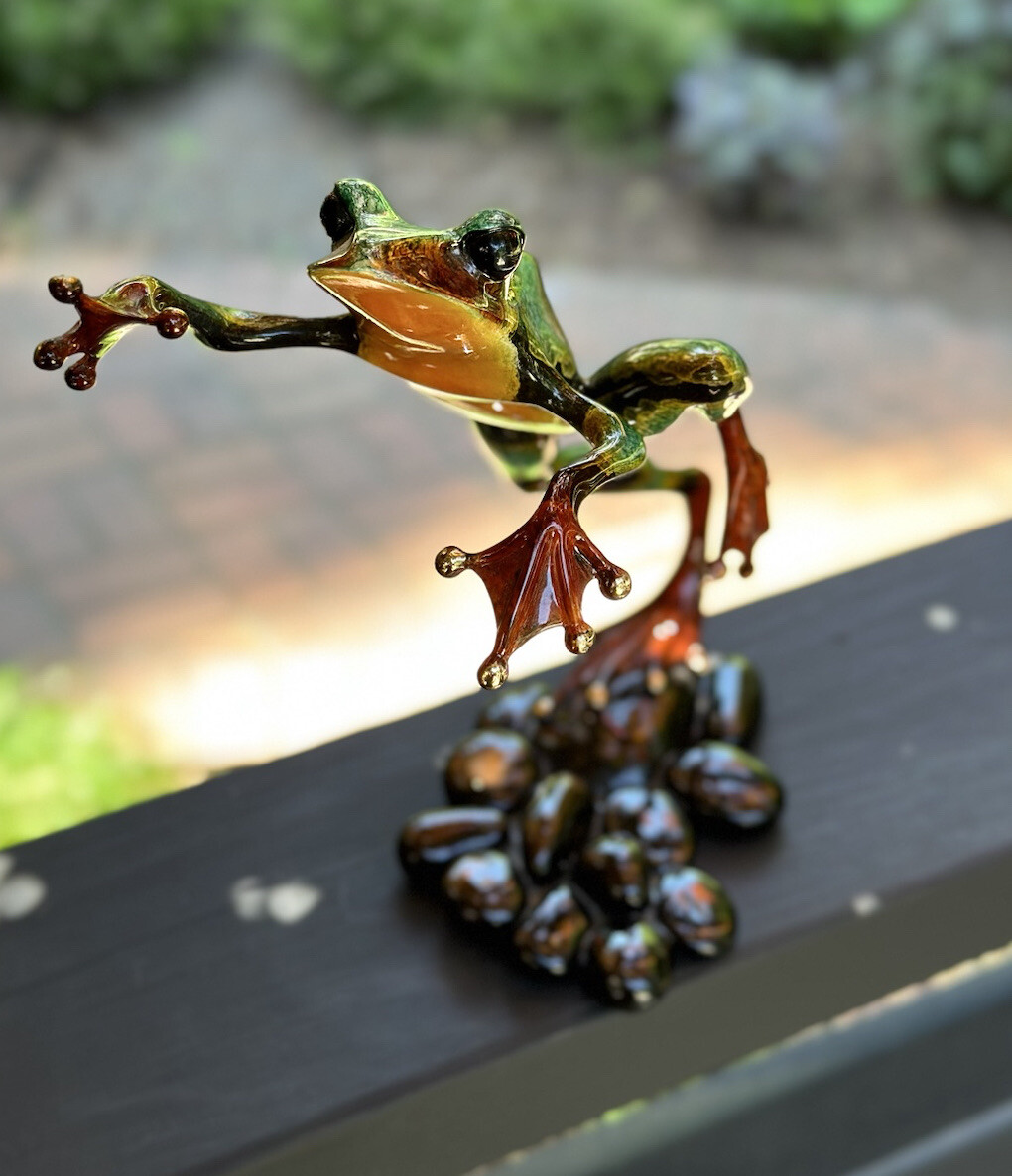 Tim Cotterill FROGMAN 2001 “Leap Frog” Limited Edition Bronze Sculpture ...