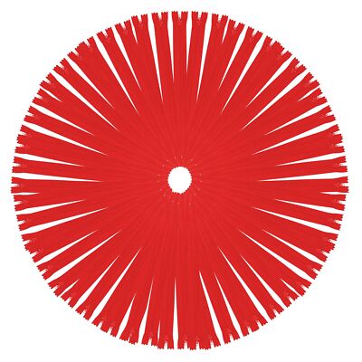 Red Hidden Zippers - Red Invisible Zippers 18 Inches Zippers - 80 ...