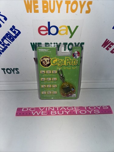 Vtg KFC Tiger Giga Pets Bitty Kitty Virtual Pet Toy Game Keychain Cat ...