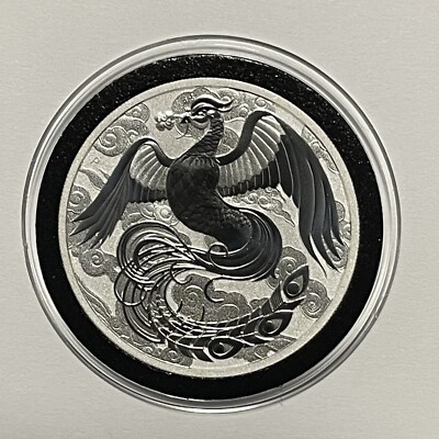 Rising Phoenix Australia Collector Coin 1 Troy Oz .9999 Fine Silver ...