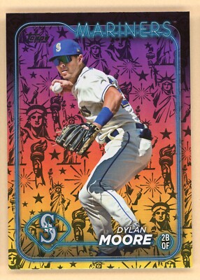 2024 Topps Series 2 Holiday Statue of Liberty - #441 Dylan Moore ...
