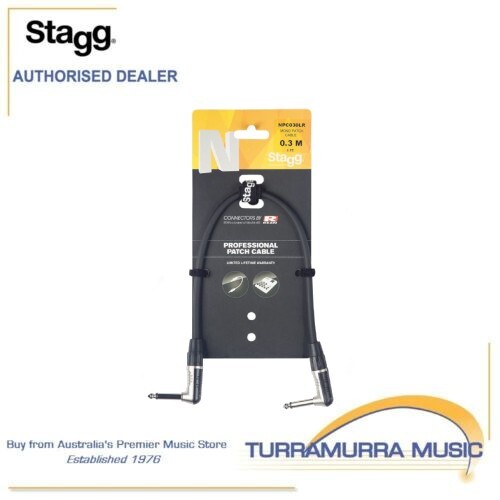 Stagg Instrument Patch Cable N Series - 30cm - Pack of 3 | eBay