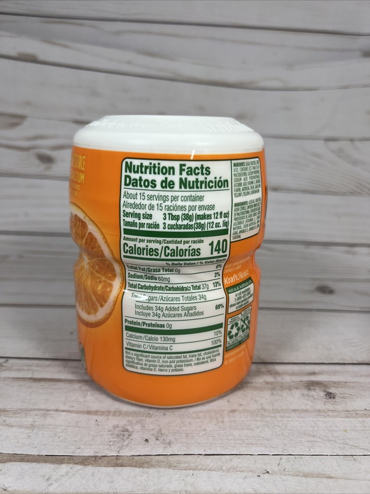 TANG ORANGE Powdered Drink Mix 20oz Container BB:3/17/2026 (2 Pack ...