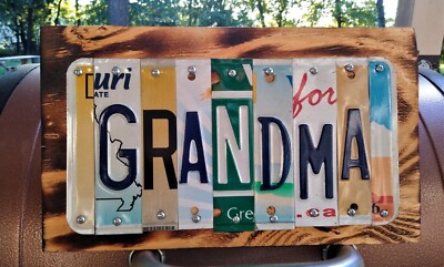 🌟GRANDMA License Plate Art | eBay