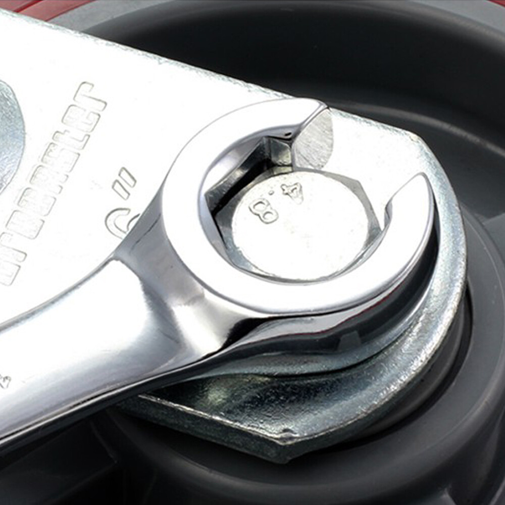 2X Strong Flare Nut Wrench Open-Ended Brake Pipe Spanner set 9mm, 8mm ...