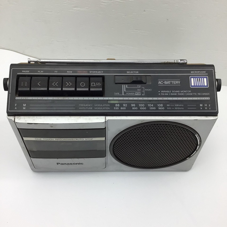 General Electric Portable 8-Track Cartridge Player FM-AM Radio Model RX ...
