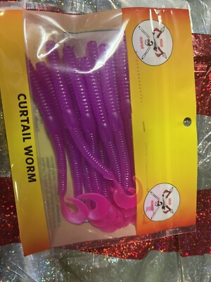 PURPLE WORMS 12 CT 5" NEW IN PACKAGE | eBay