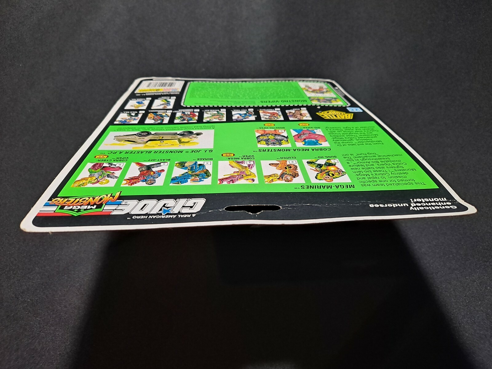 Gi Joe ARAH Cobra Mega Monsters Monstro Viper 3.75" Figure Hasbro 6073 ...