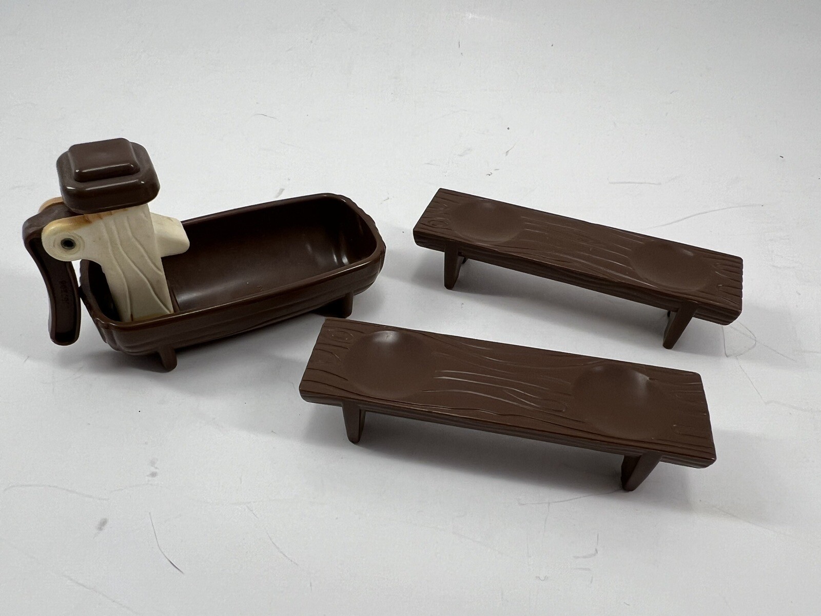 Weebles 1970’s Ranch Benches And Water Trough Pump Vintage | eBay