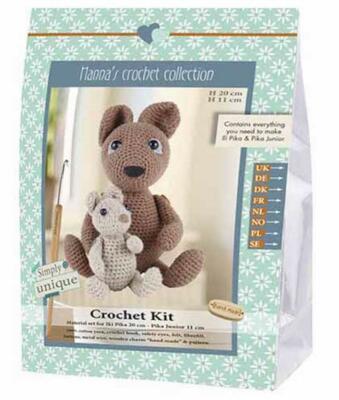 Go Handmade Crochet Kit Iki Pika & Pika Junior Rabbits | eBay