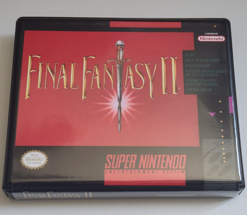 Final Fantasy II 2 CASE ONLY Super Nintendo SNES Box BEST Quality ...