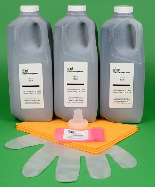 3-Toner Refill for Lexmark XM7170 XM7170x XM7263 XM7270 24B6020 +Chips ...