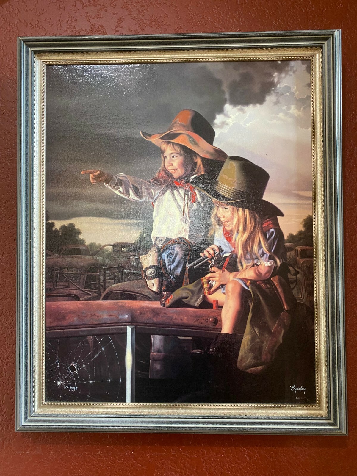 Bob Byerley's "Deputies" Artist Proof Canvas /Framed | eBay