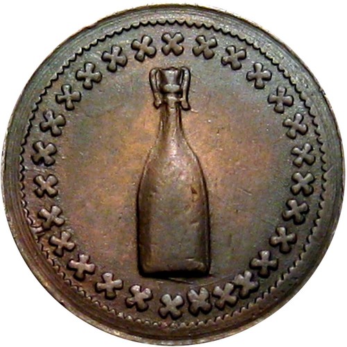 Pittsburgh Pennsylvania Civil War Token Buffums Mineral Water Bottle | eBay