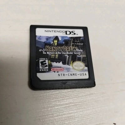 Nancy Drew Clue Bender Society Video Game Cartridge Only Works Nintendo ...