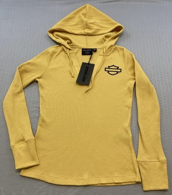 NEW HARLEY DAVIDSON 96256-23VW SM Women's Bohemian Hooded Thermal Knit ...