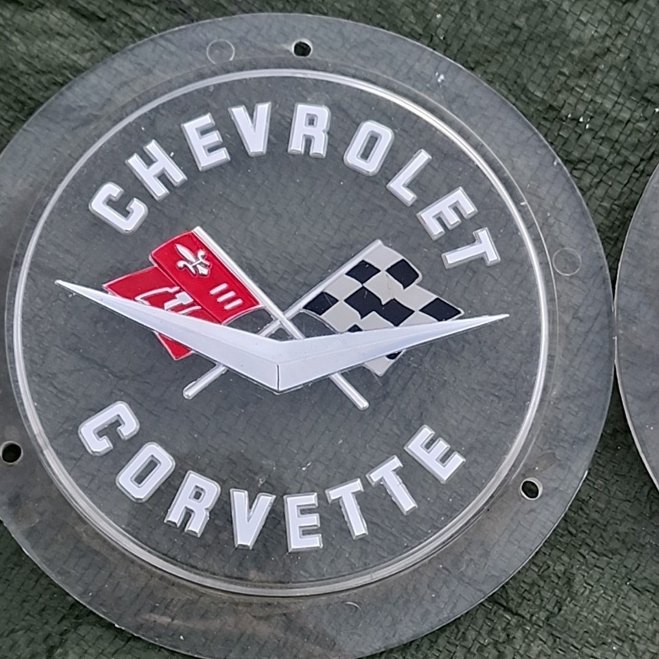 Trim Parts Front or Rear Emblem Logo / FOR 1958-62 CHEVY C1 CORVETTE ...