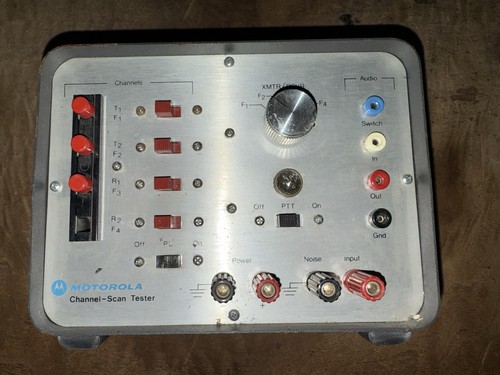 Motorola Channel Scan TEK-42A Vintage Test Set | eBay