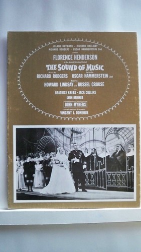 SOUND OF MUSIC Souvenir Program FLORENCE HENDERSON / JOHN MYHERS Tour ...