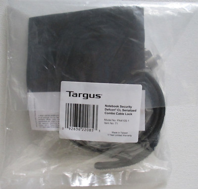 Targus Notebook Security Cable Lock | eBay
