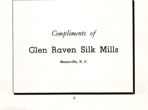 Glen Raven Silk Mills Allen Gant Jr Sunbrella Burnsville NC Vtg 1951 ...