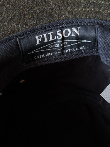 Filson Mackinaw Wool Packer Hat Forest Green New w/ Tag Small** Size 7 ...