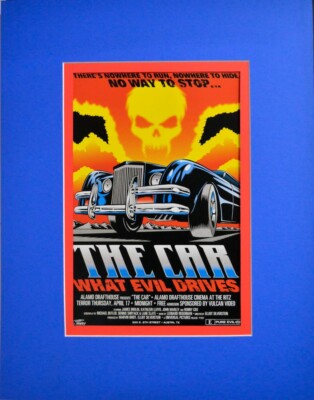 The CAR WHAT EVIL DRIVES Pro Matted PRINT Mondo Greg Reinel Stainboy ...