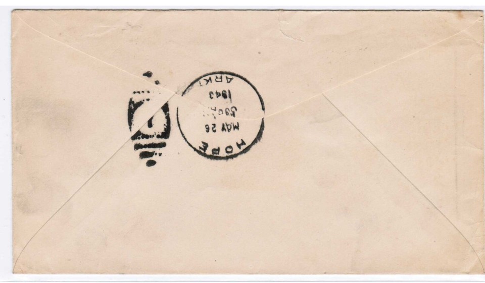 #906 Chinese Resistance, pair, Special Delivery, Batesville AR to Hope ...