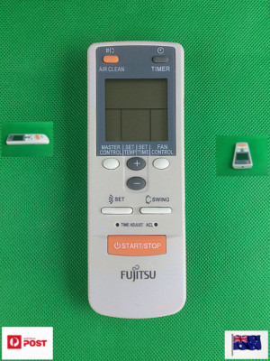 Fujitsu Brand Air Conditioner Remote Control LCD Display (C20) | eBay ...
