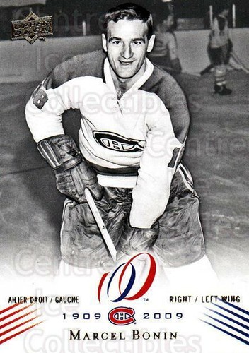 2008-09 Upper Deck Montreal Canadiens Centennial #72 Marcel Bonin | eBay