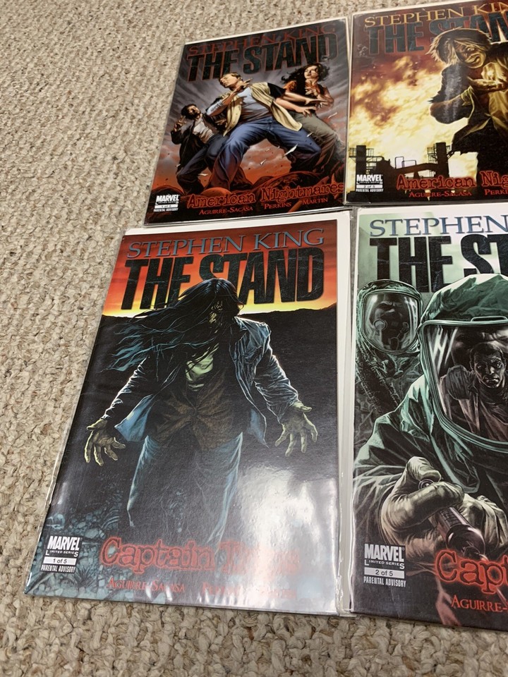 STEPHEN KING The Stand Captain Trips & American Nightmare VF/NM Marvel ...